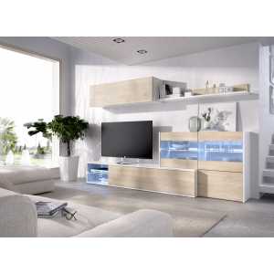 Mueble Tv Con Vitrina Y Leds. ️ 372,18€ 2025